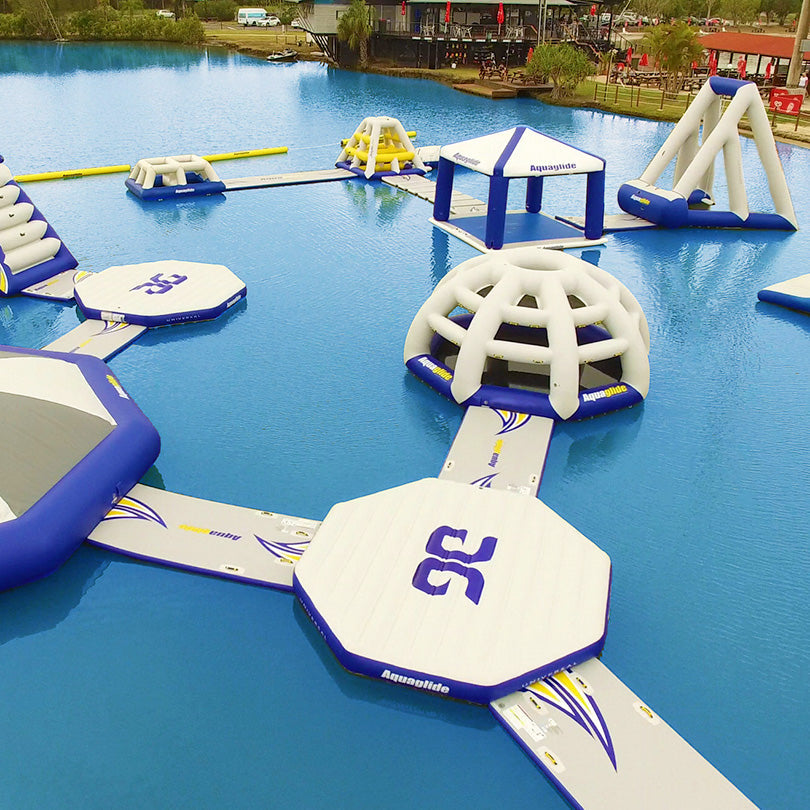 Aquaglide Universal Connection Inflatable Water Park Attachment – The Prime Pinnacle