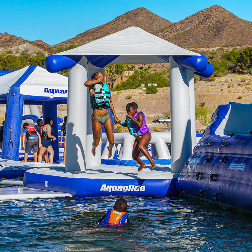 Aquaglide Universal Pavilion, Large, Shaded Rest Area, 6 Users Capacity ...